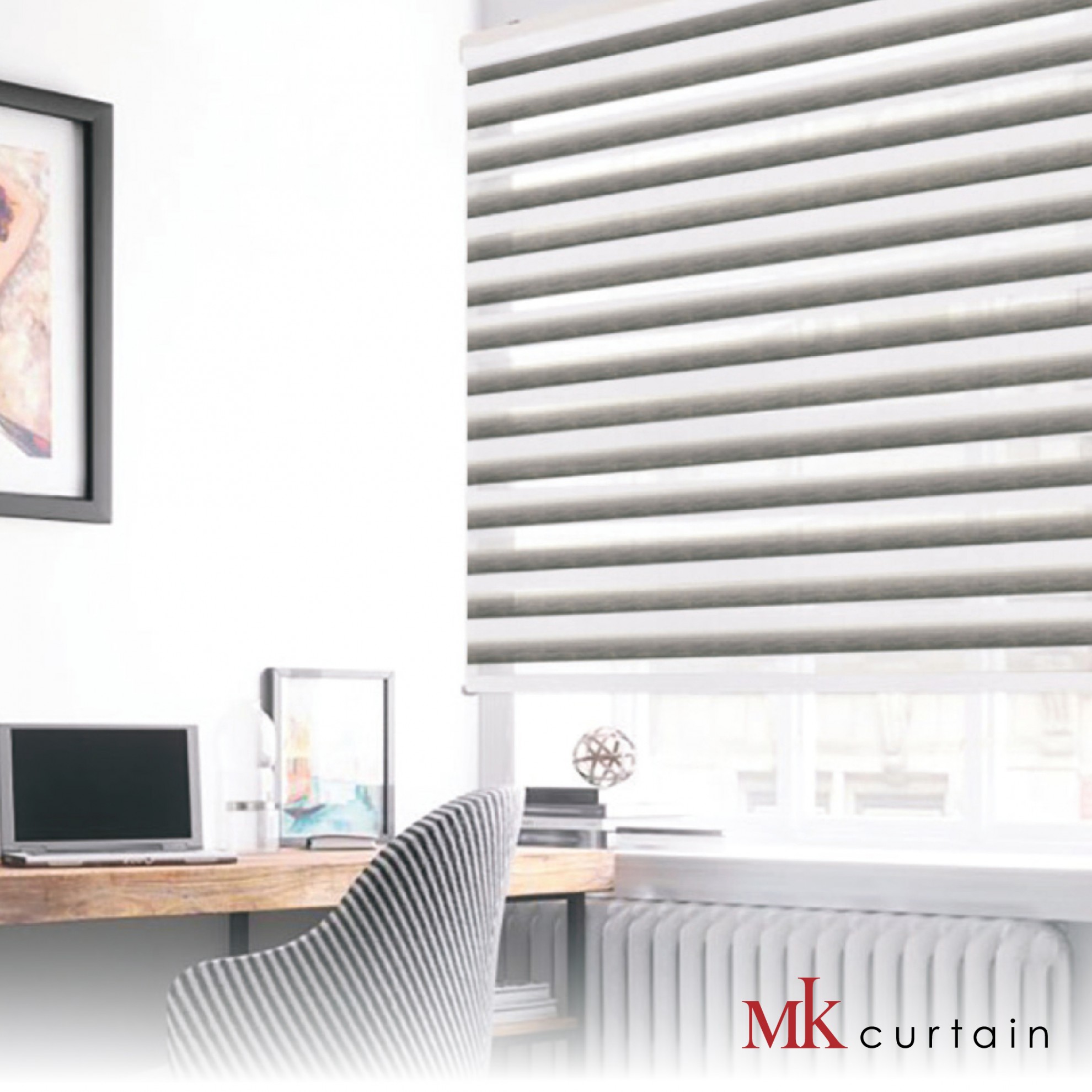 MK Blinds Custom Made Zebra Blinds-315cm (MK158/232) [RM25.80/square ...